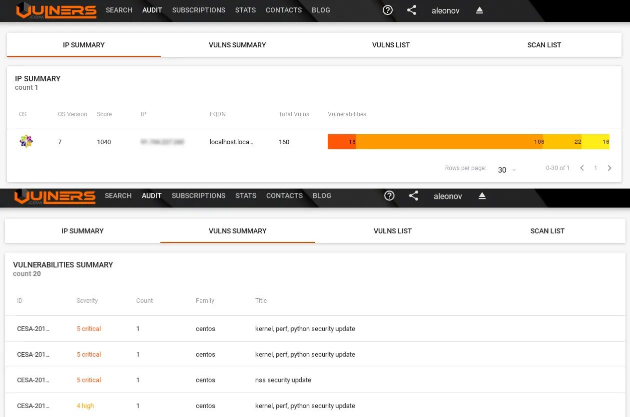Vulners API Alternatives: Top 10 Vulnerability Scanners & Similar Apps | AlternativeTo