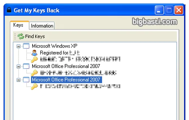 Get My Keys Back: The portable Get My Keys Back can extract the ...