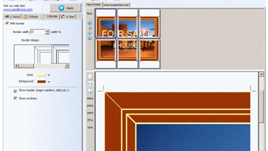 Posteriza: Use POSTERIZA to design your own big posters and signs from ...