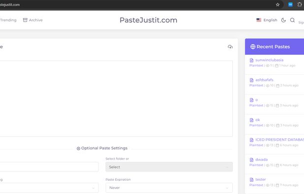 PasteJustit.com: User-friendly platform for sharing text and code snippets. | AlternativeTo