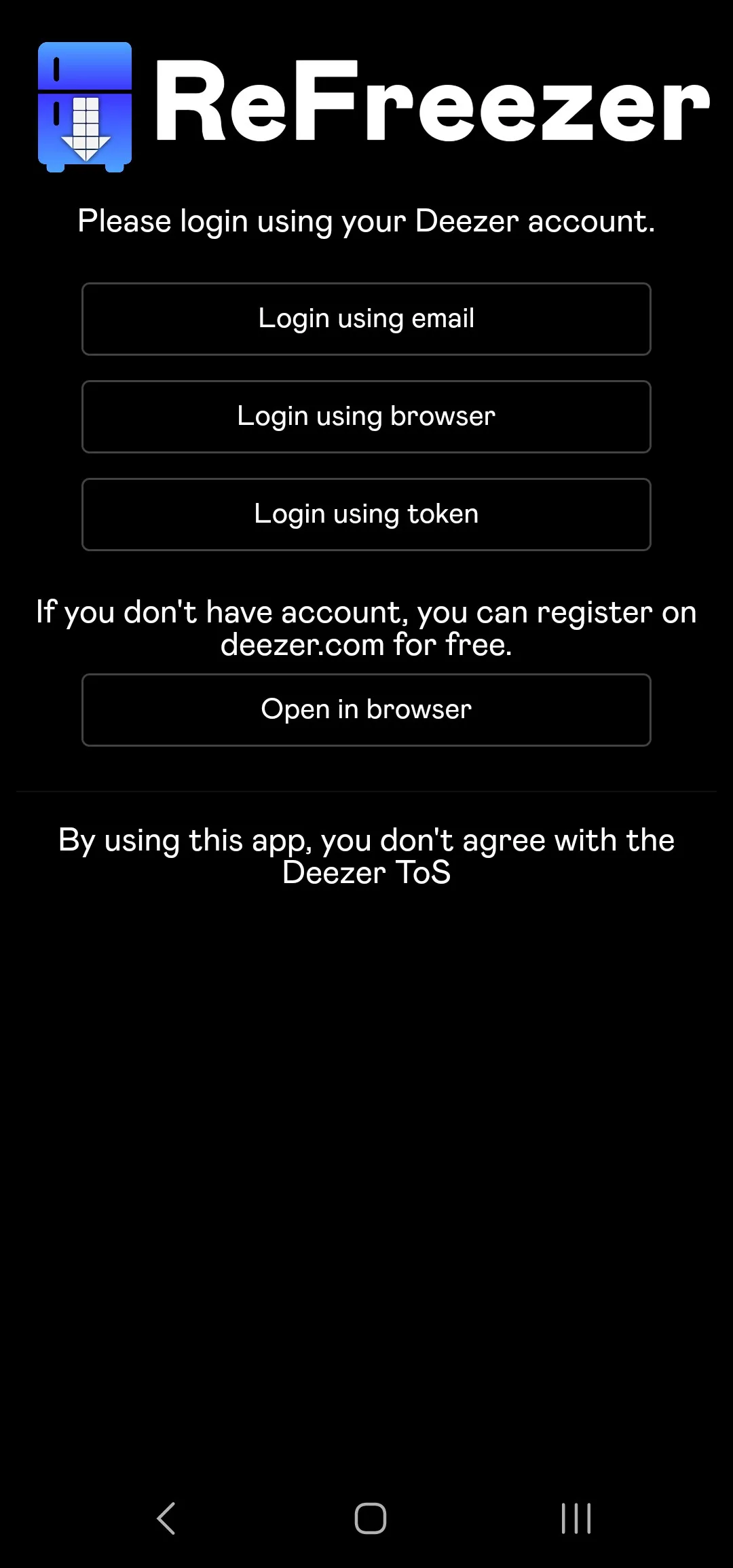 ReFreezer: An alternative Deezer music streaming & downloading client ...