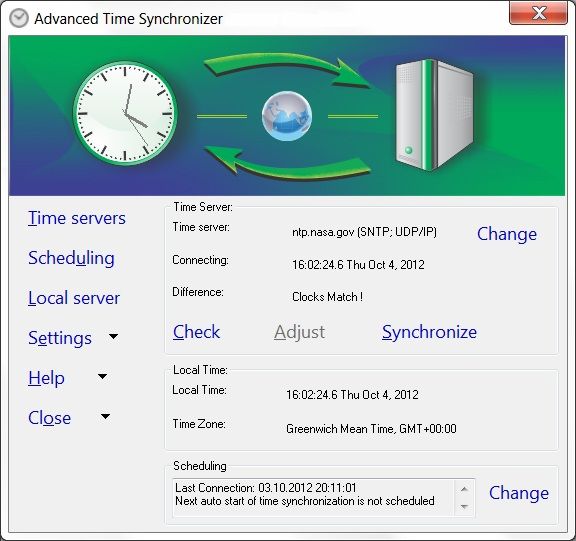 Advanced Time Synchronizer Alternatives and Similar Software | AlternativeTo