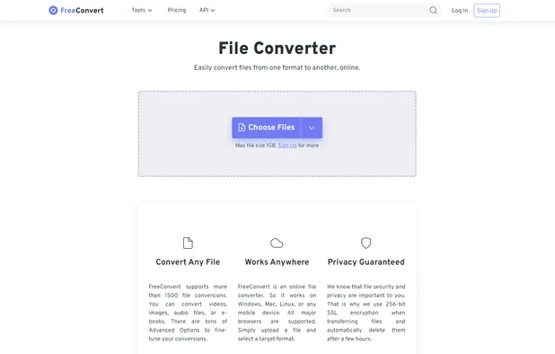 FreeConvert: Easily convert files from one format to another, online ...