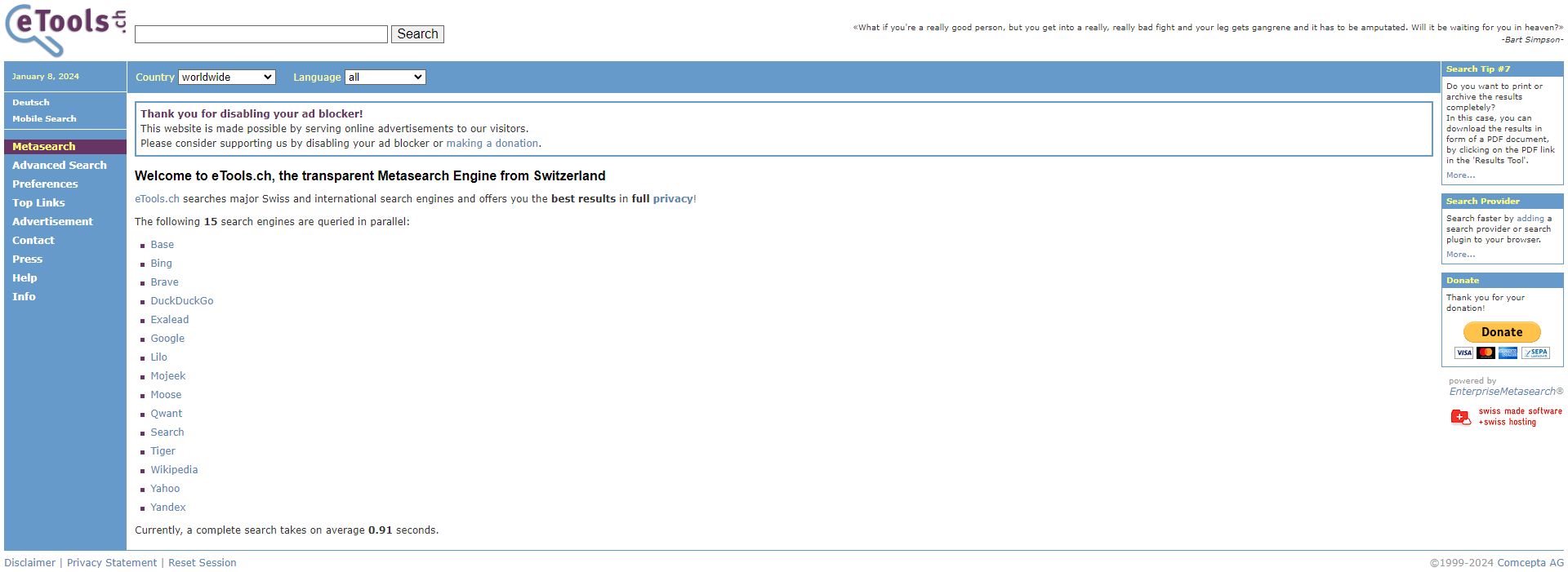 eTools.ch Alternatives: Top 12 Web Search Engines & Similar Websites ...