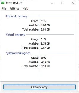 Mem Reduct: Lightweight real-time memory management application to ...