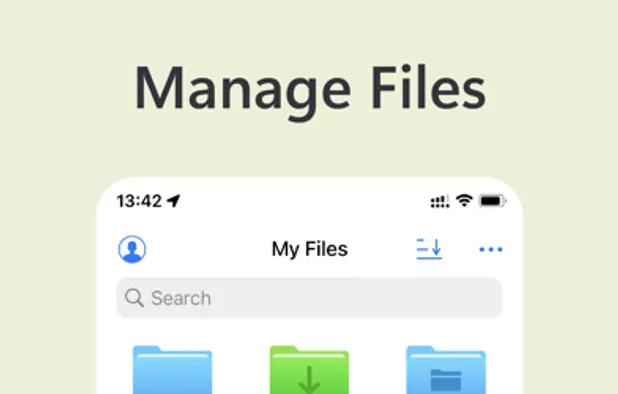 Owlfiles: A file management app. It can access local files, files on ...