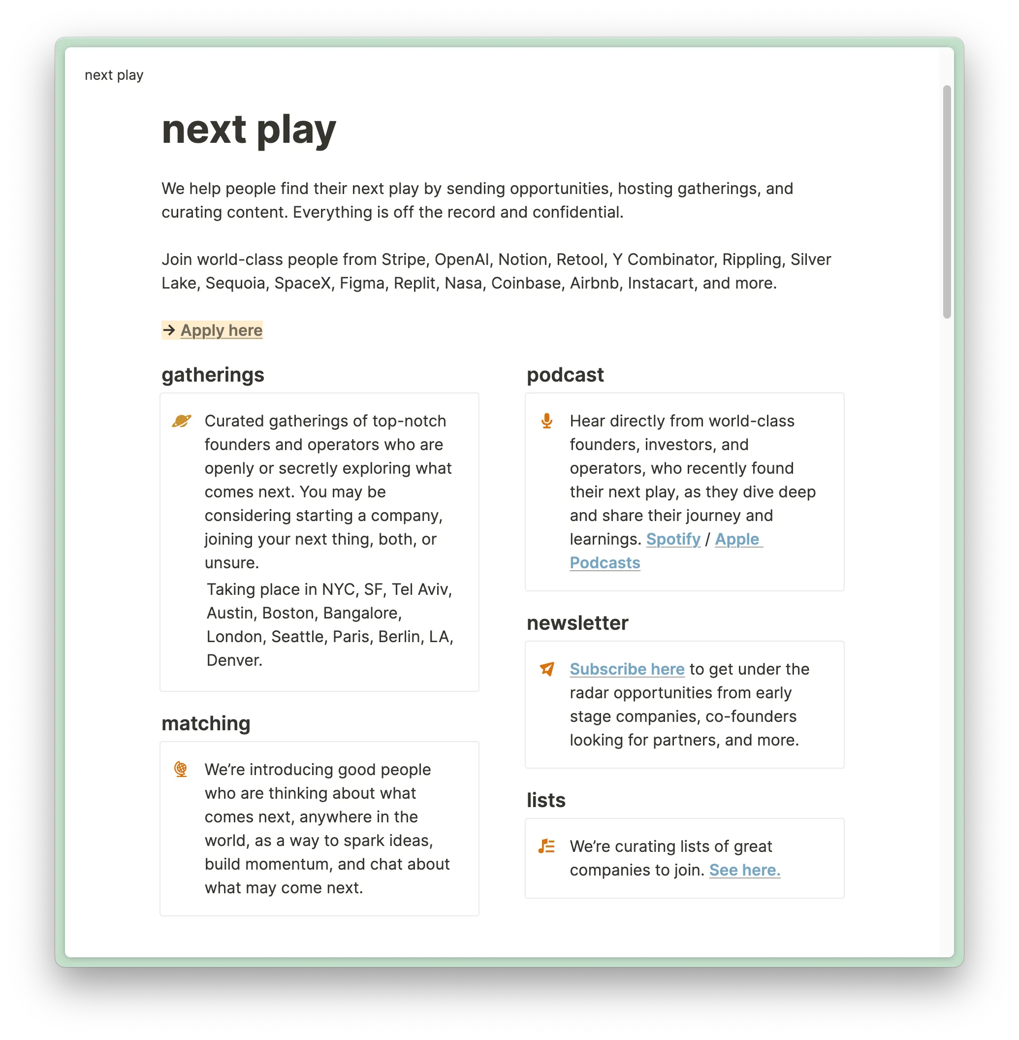 next play Alternatives and Similar Sites & Apps | AlternativeTo