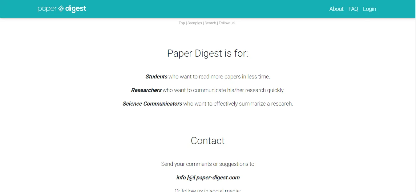 paper-digest Alternatives - Explore Similar Sites & Apps | AlternativeTo