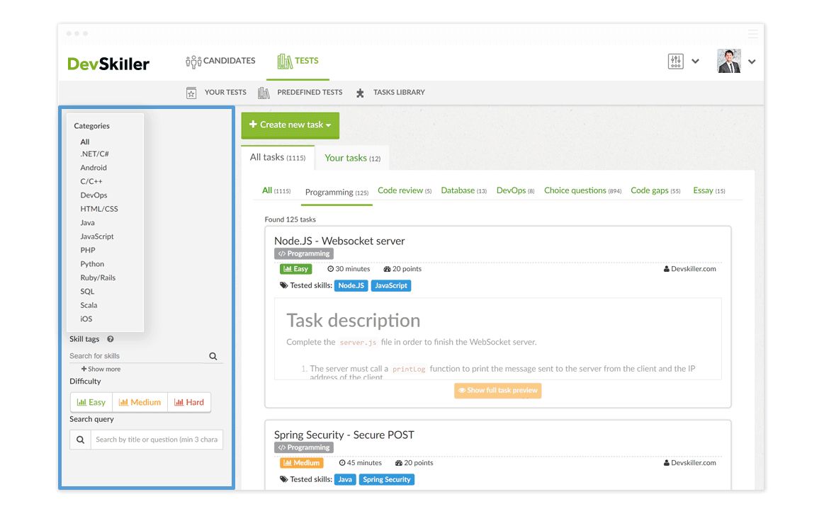DevSkiller: Developer screening and online interview platform powered ...