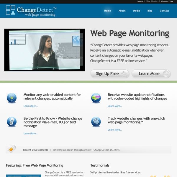 ChangeDetect Alternatives: Top 10 Website Monitoring Tools & Similar ...