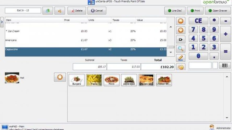 uniCenta oPOS: Award winning Point Of Sale | AlternativeTo