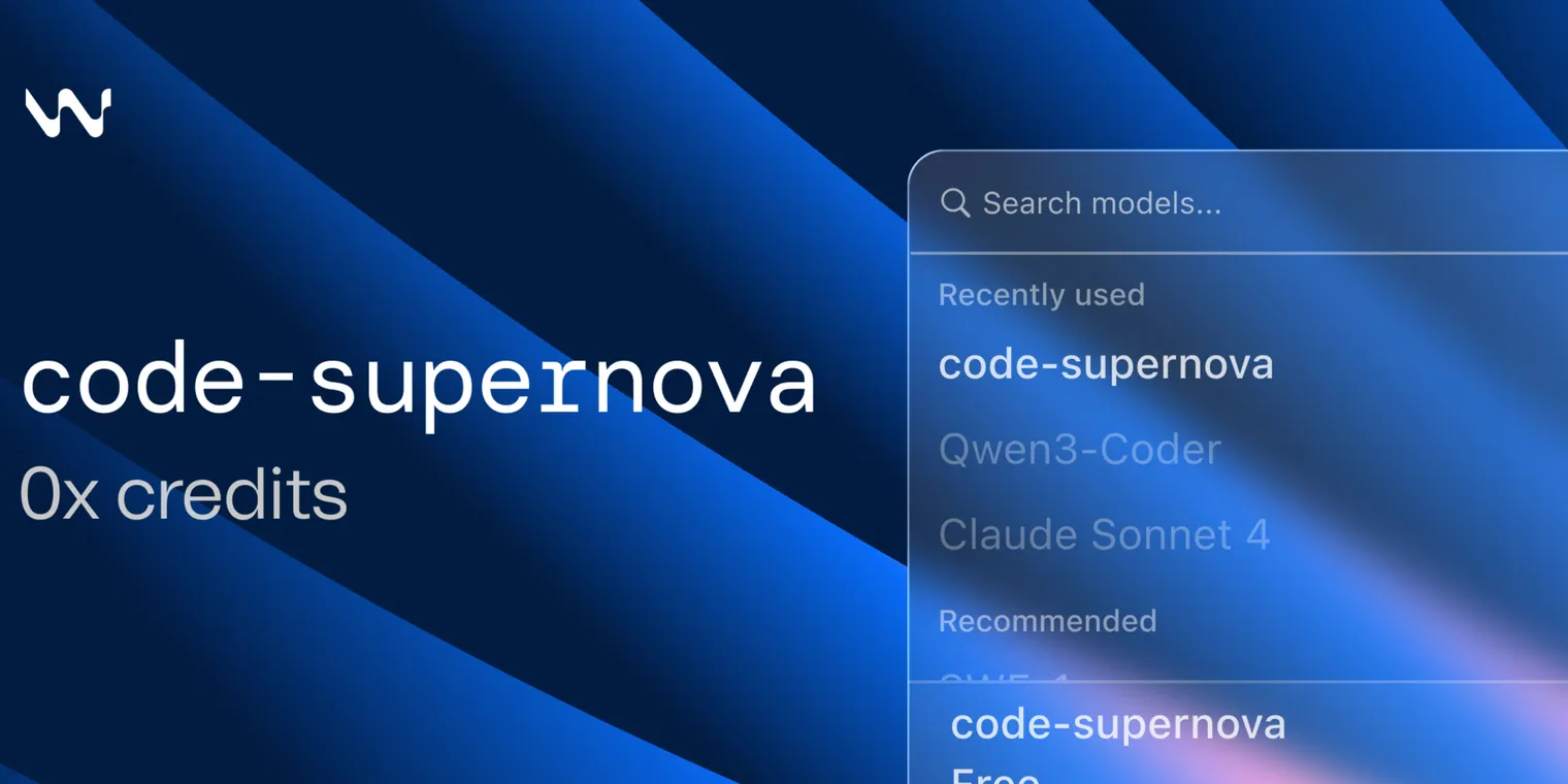 Windsurf launches code-supernova coding model with image input support | AlternativeTo