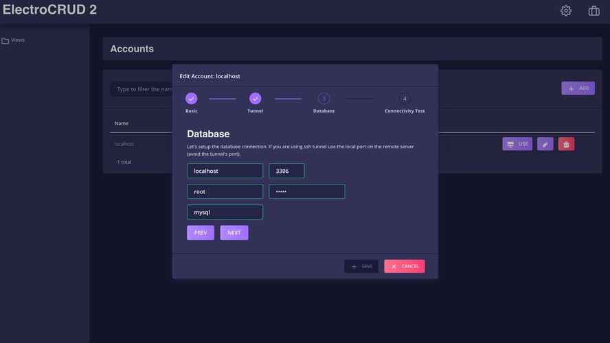 ElectroCRUD: Open Source SQL Database CRUD Application Built on ...