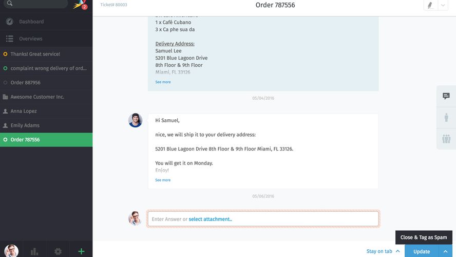 Zammad: Web based open source helpdesk/customer support system with ...