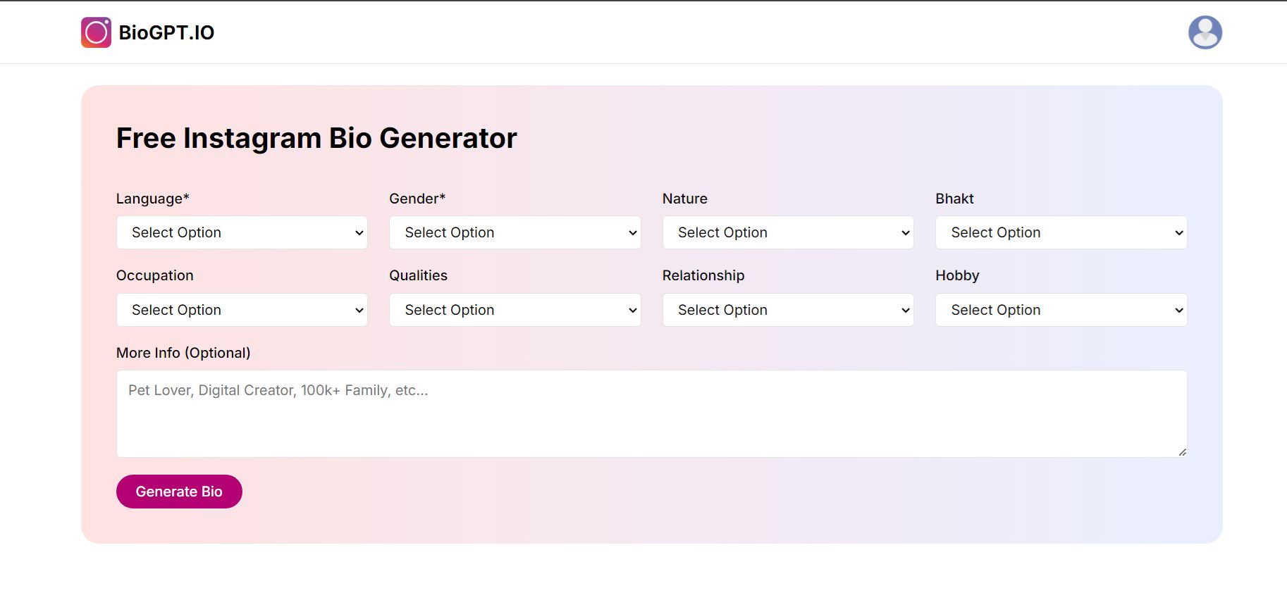 BioGPT: Is your go-to tool for creating unique, professional bios that ...