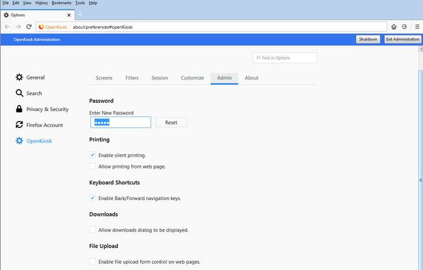 OpenKiosk: Cross platform kiosk web browser based on Mozilla Firefox ...
