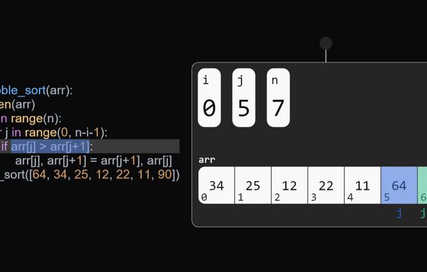 Staying: Experience real-time visualization of algorithms, data structures, and code | AlternativeTo