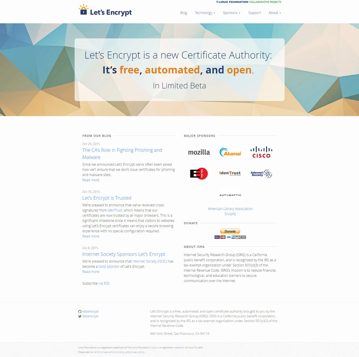Let's Encrypt Alternatives and Similar Sites / Apps | AlternativeTo