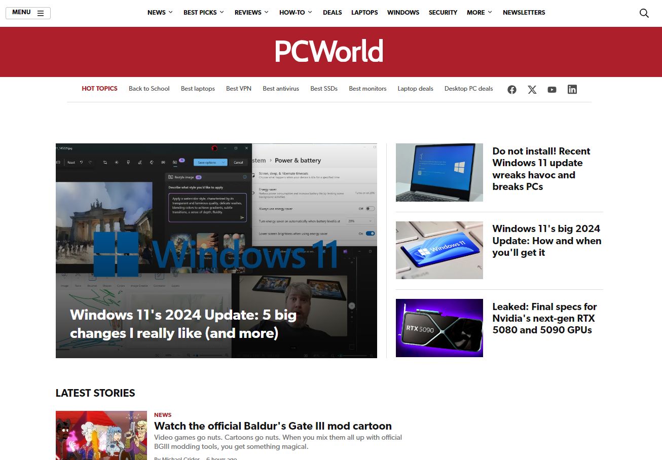 PCWorld Alternatives: Top 13 Tech News Sites & Similar Websites ...