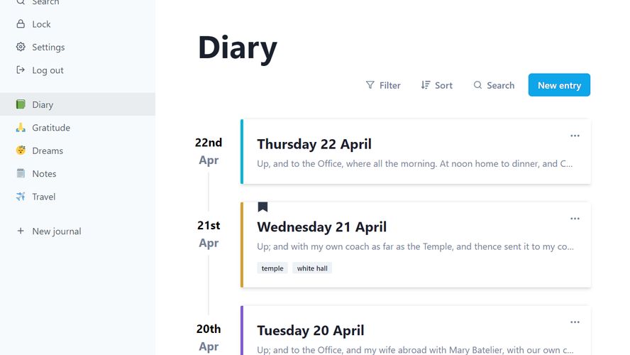 Diarium Alternatives: 25+ Journaling Apps & Private Diaries | AlternativeTo