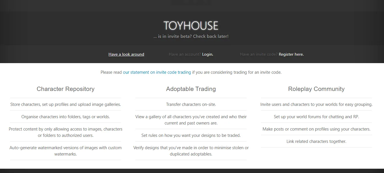 Toyhouse: A community for collaborative character creation and trading ...
