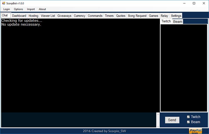 ScorpBot: Free Windows application for streamers, especially those who ...
