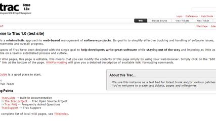 Trac: Enhanced wiki and issue tracking | AlternativeTo
