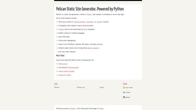 Hugo Alternatives: 25+ Static Site Generators and Website Builders ...