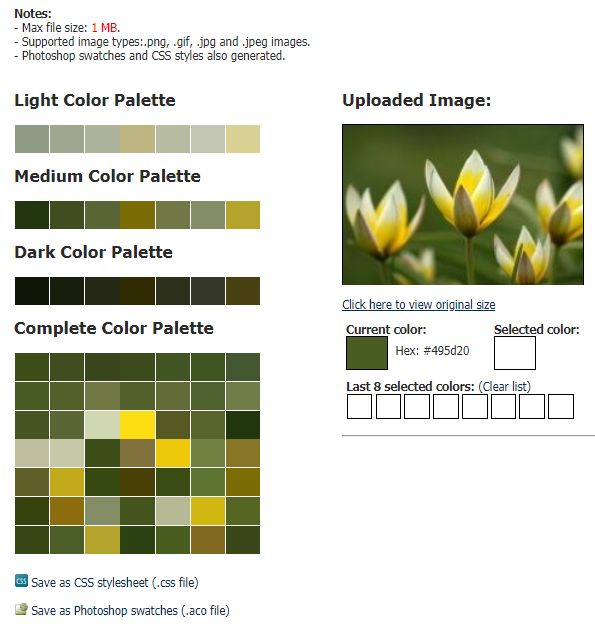 CSS Drive's Image to Colors Palette Generator Alternatives and Similar ...