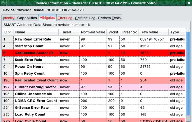 GSmartControl: HDD health tool GUI for SMART data checks | AlternativeTo