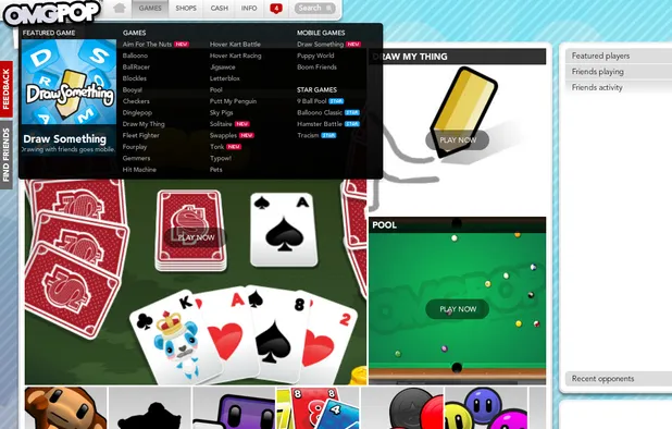 Omgpop: Casual online multiplayer gaming | AlternativeTo