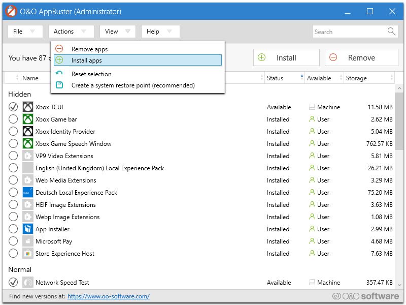 O&O AppBuster: App Reviews, Features, Pricing & Download | AlternativeTo