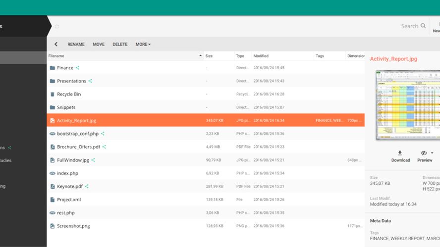 Pydio: Secure file sharing for business | AlternativeTo