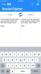 Social Cipher: ROT13 substitution cipher application | AlternativeTo