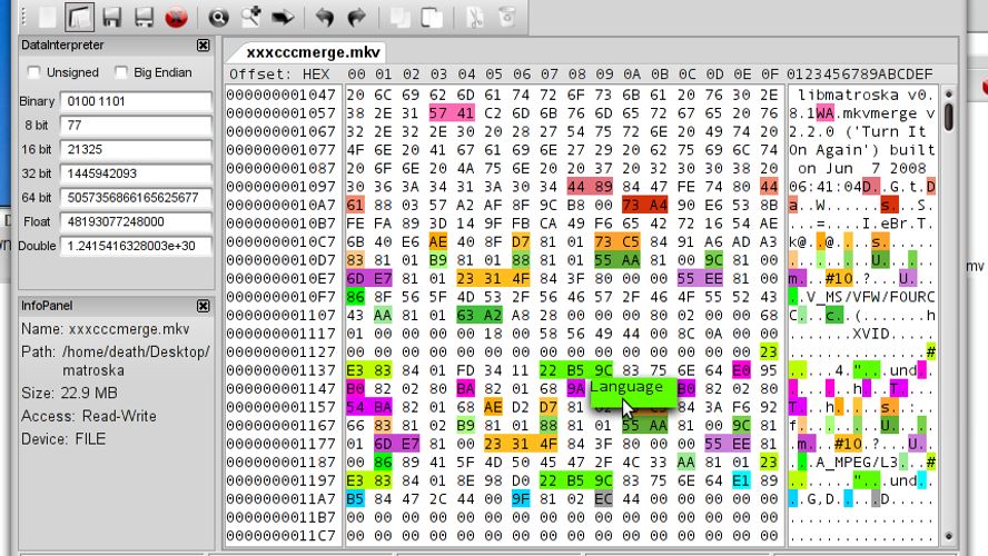 Wxhexeditor Hex Editor Support Editing Or Comparing Diff Very Large Files Up To 264 