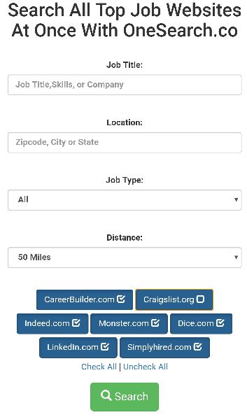 OneSearch.co Alternatives: Top 10 Job Search and Classified Ad Services ...