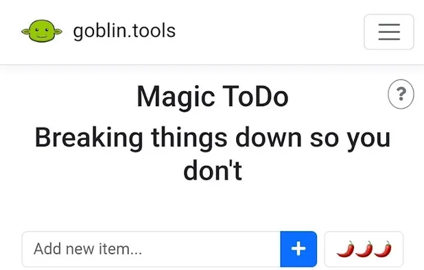 Goblin Tools: A collection of small, simple, single-task tools, mostly designed to help ...