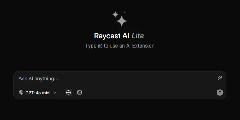Raycast AI Lite offers free access to over 24 models | AlternativeTo
