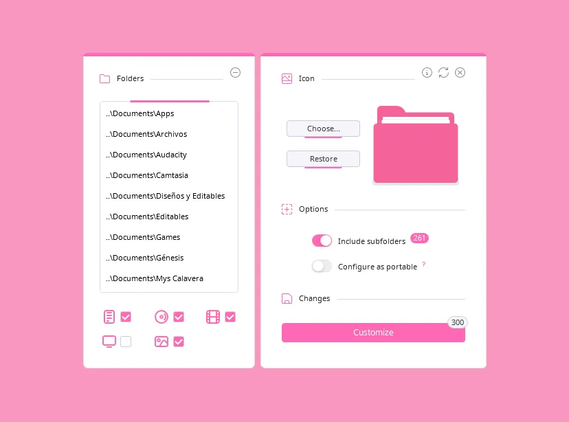 Crystal Folders: Application to customize your folder icons in seconds ...