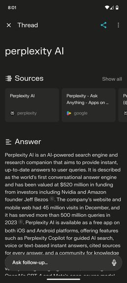 Perplexity AI: Perplexity is an AI-powered answer engine that delivers accurate answers to ...