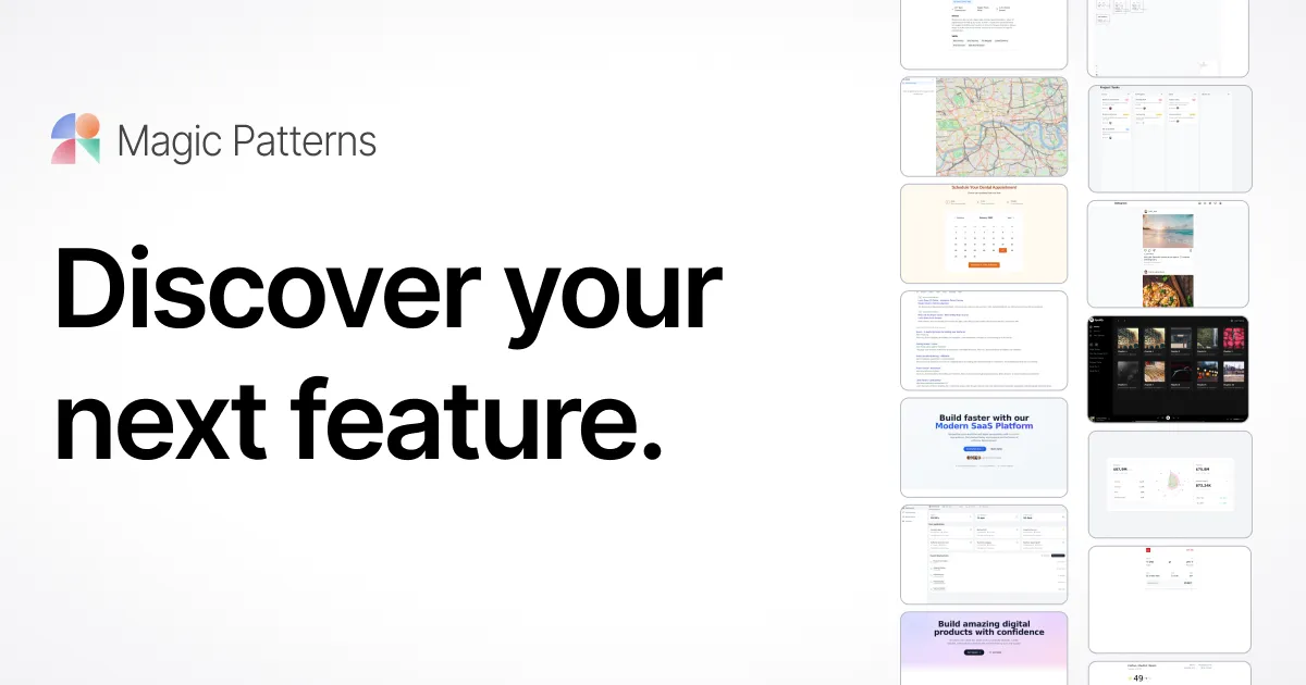 Magic Patterns Alternatives: 25+ UI Design Tools | AlternativeTo