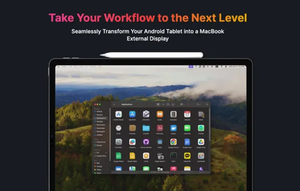 Tab Display: Seamlessly transforms your tablet into a second monitor, allowing you to extend ...