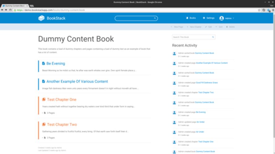 BookStack: An open source knowledge management application that's ...