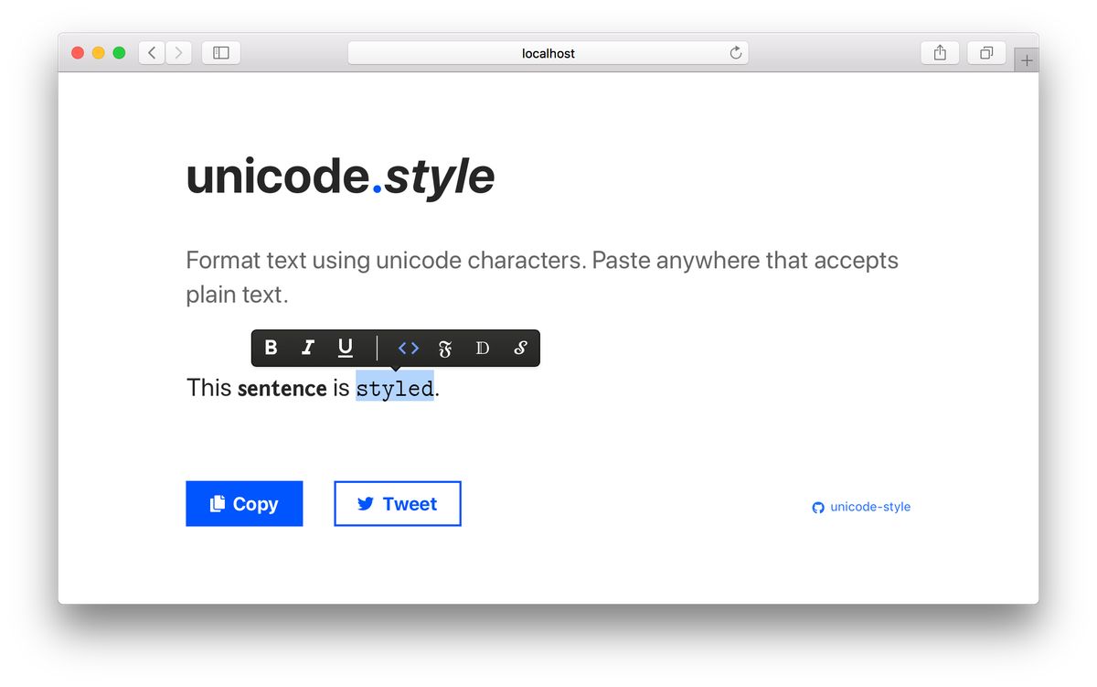 unicode.style Alternatives and Similar Sites / Apps | AlternativeTo