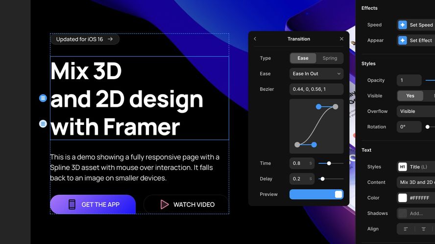 Framer: Combines the power of code with the ease | AlternativeTo