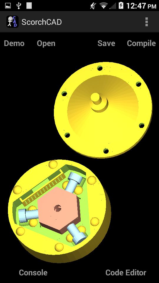 ScorchCAD: Clone of OpenSCAD for Android devices | AlternativeTo