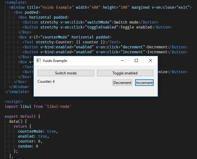 Vuido: Build native desktop applications using Vue.js | AlternativeTo