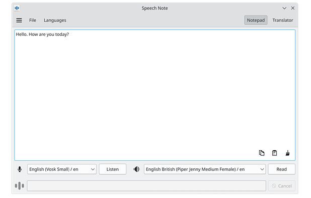Speech Note: Note taking and reading with Speech to Text and Text to ...