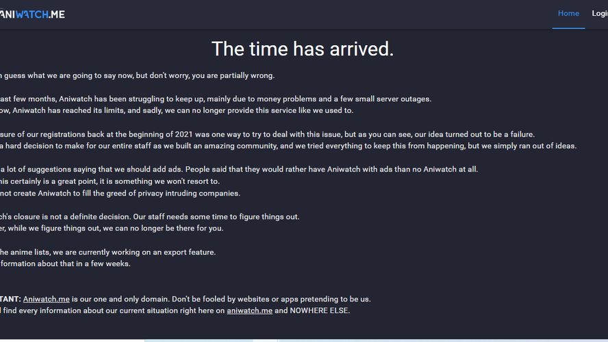 Aniwatch.me: New anime watching site with sleek designs. subs and dubs ...