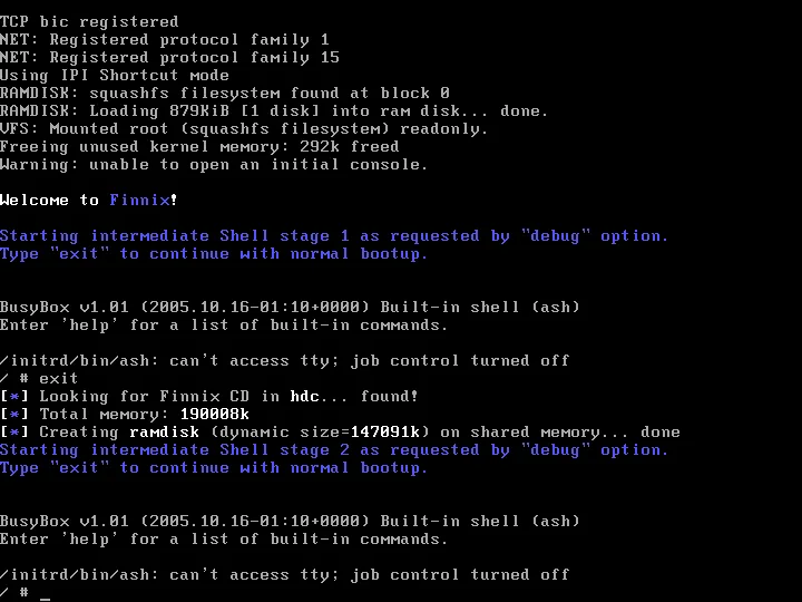 Finnix: Small, self-contained, bootable Linux | AlternativeTo